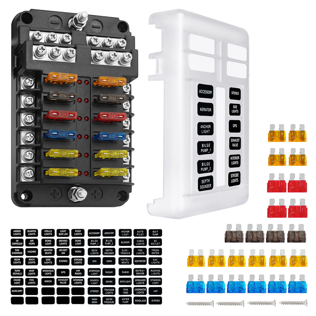 12V Fuse Blocks For Boat – Thalassa Marine